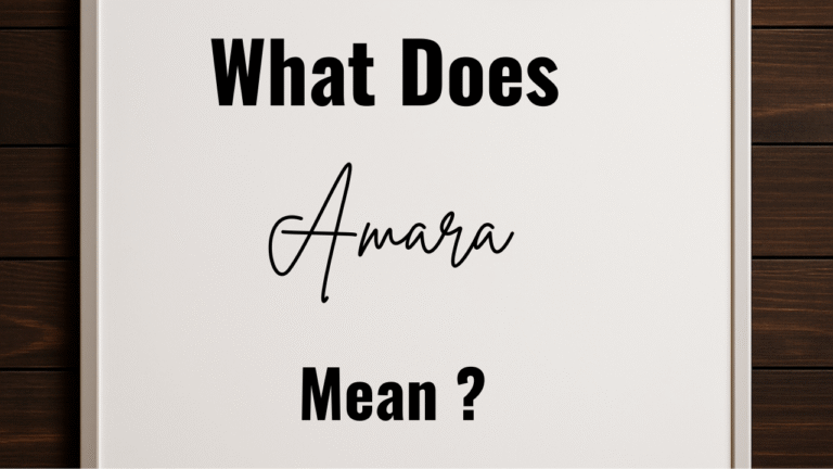 What Does the Name Amara Mean? - My Name Means