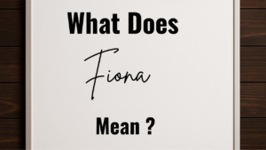 What Does Fiona Mean? - My Name Means