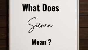 What Does Sienna Mean? - My Name Means
